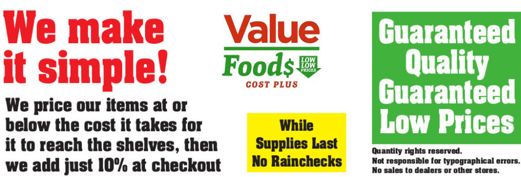 Pick 5 - Value Foods